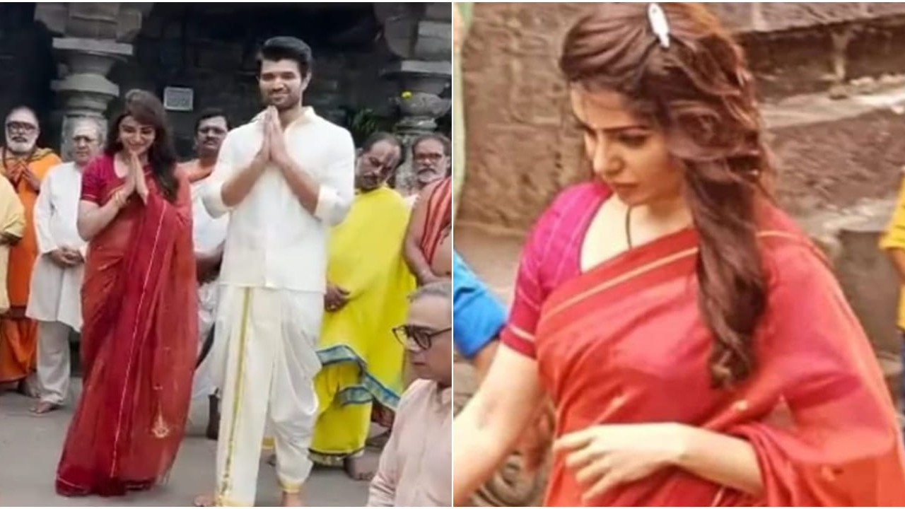 Samantha Ruth Prabhu In Red Saree Samantha Ruth Prabhu In Red Saree